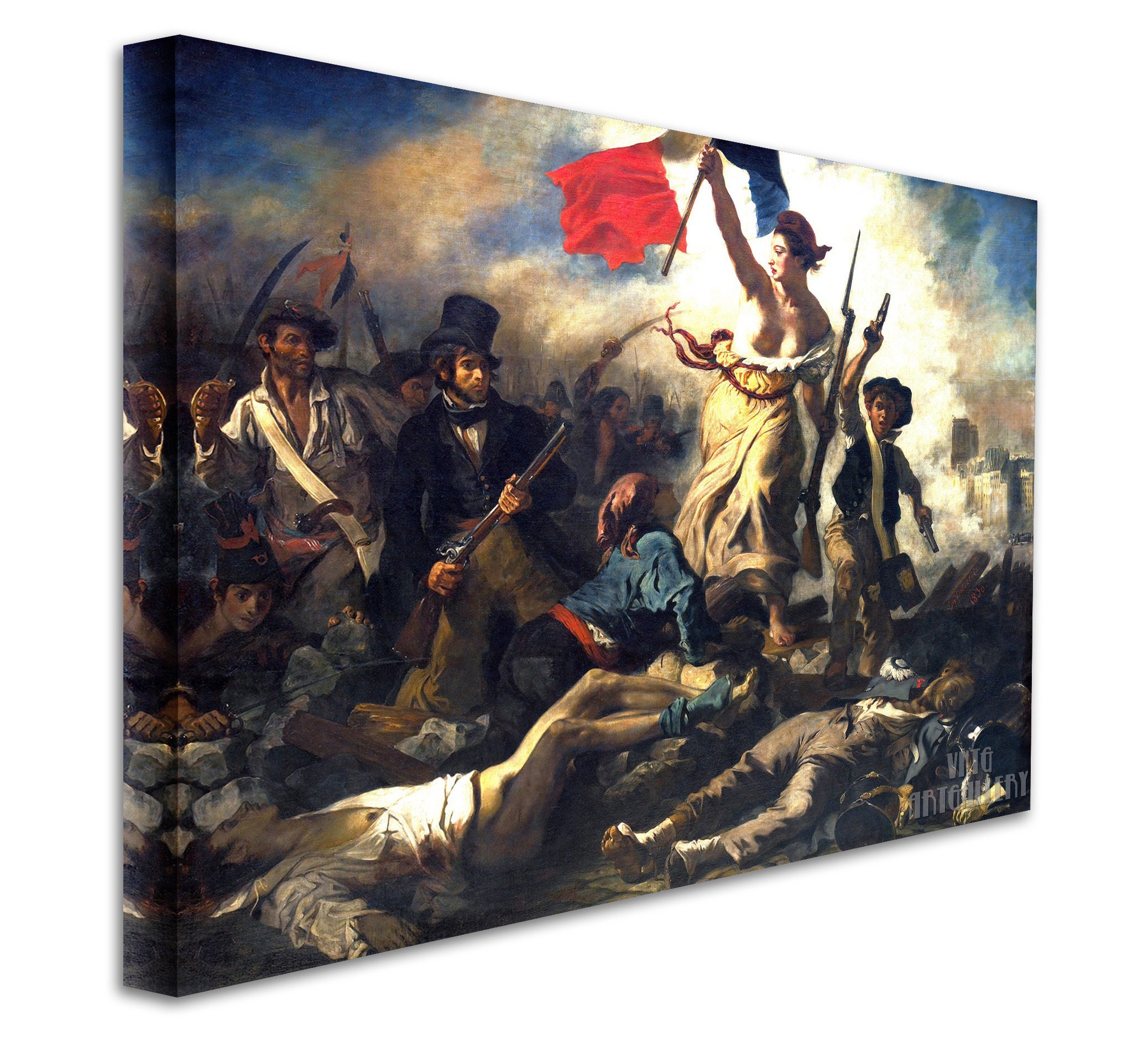 Eugène Delacroix : Liberty Leading the People 1830 Canvas - Etsy