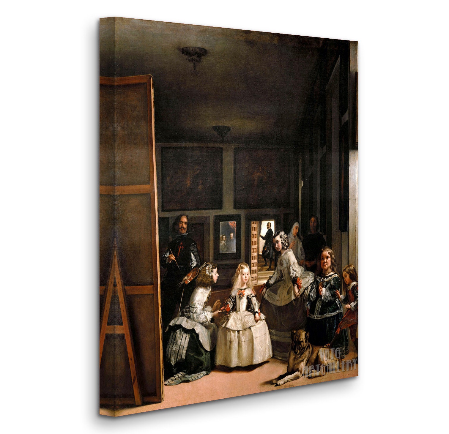 Diego Velázquez: Las Meninas 1656 Canvas Gallery Wrapped or - Etsy
