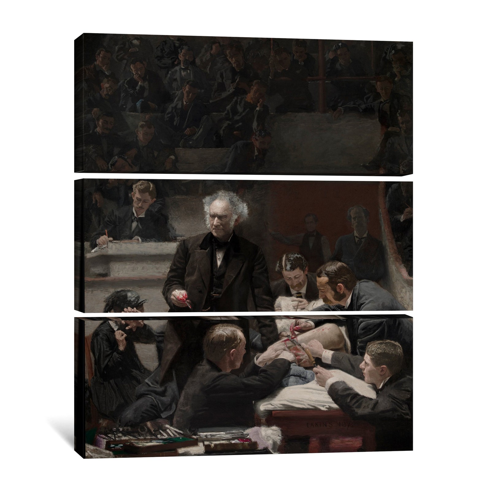 Thomas Eakins : the Gross Clinic 1875 Canvas Gallery Wrapped | Etsy