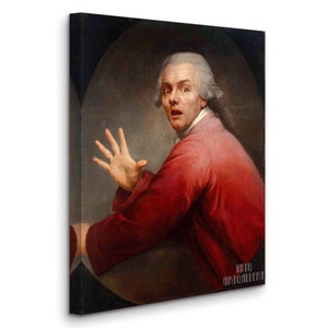 Joseph Ducreux 1735:1802 Self Portrait Canvas Gallery Wrapped or Framed ...