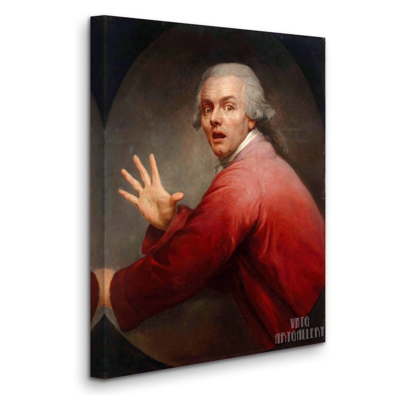 Joseph Ducreux 1735:1802 Self Portrait Canvas Gallery - Etsy