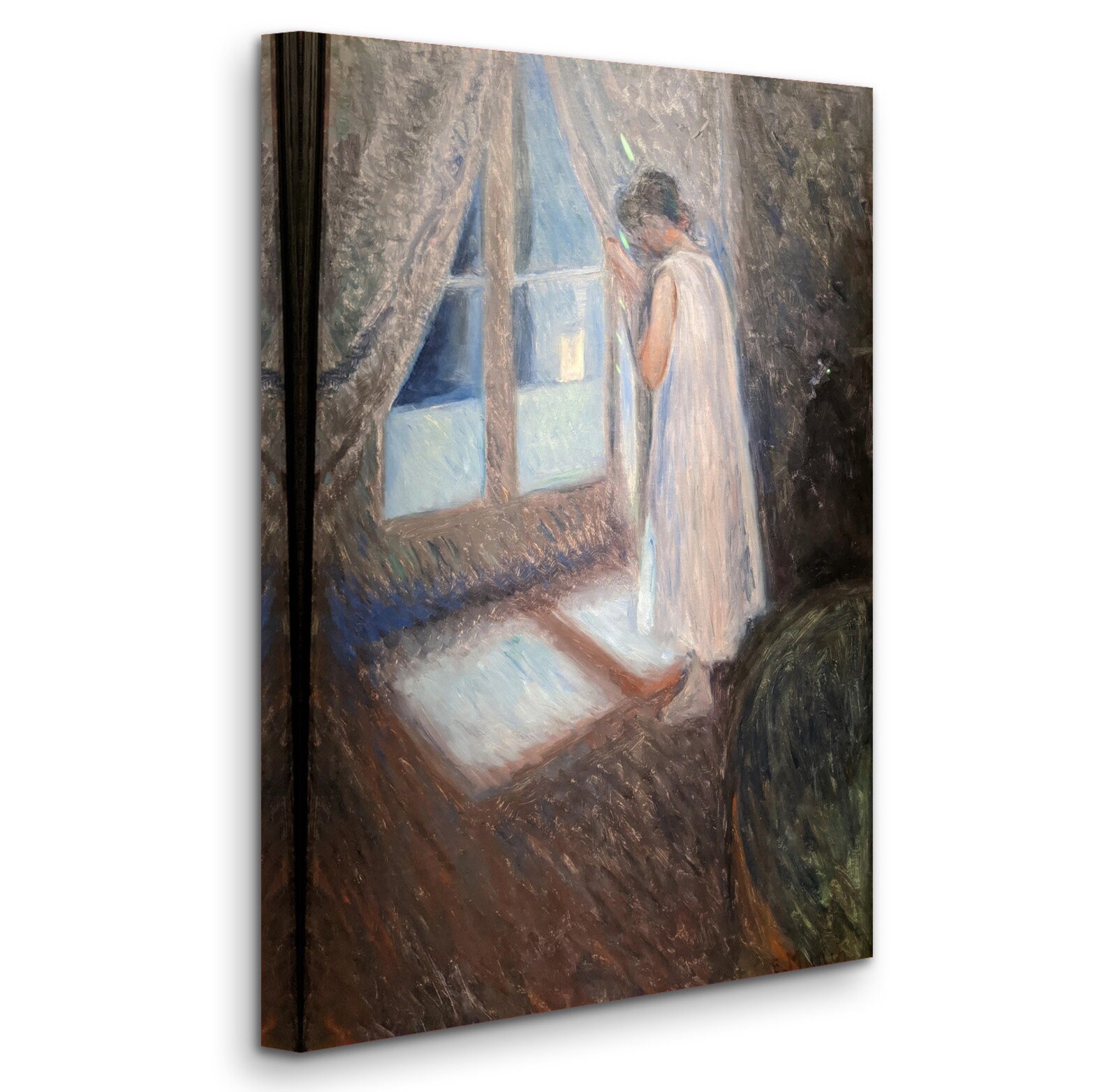 Edvard Munch Girl Looking Out the Window 1893 Canvas | Etsy