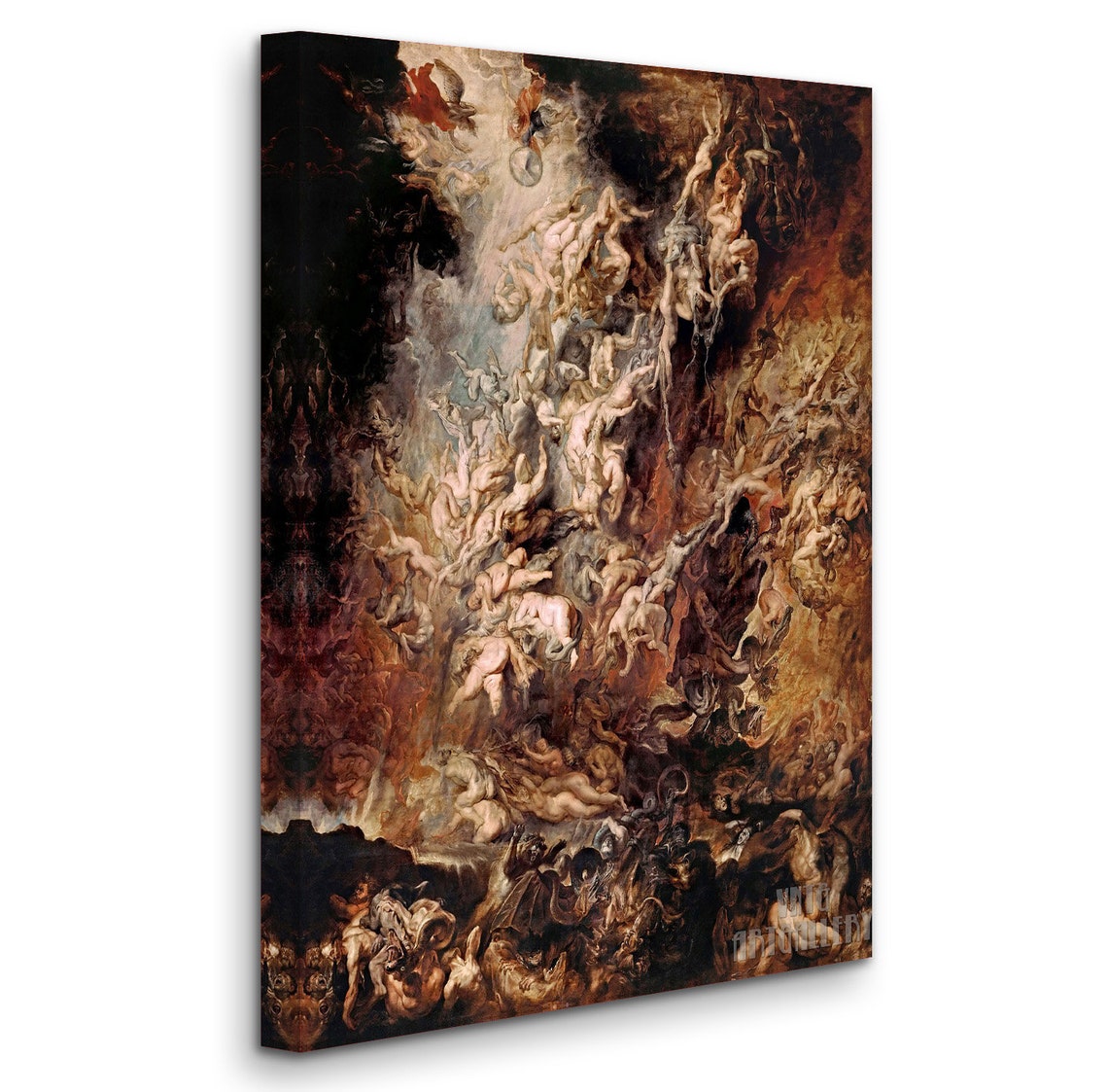 Peter Paul Rubens : Fall of the Damned 1620 Canvas Gallery - Etsy