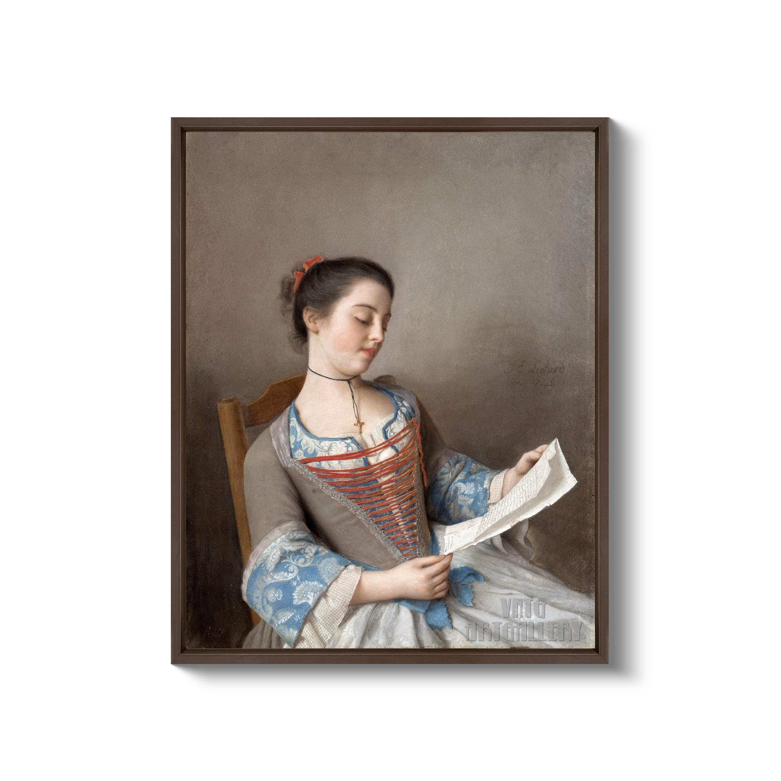Jean-etienne Liotard : Artist’s Niece, Marianne Lavergne, Known as La ...