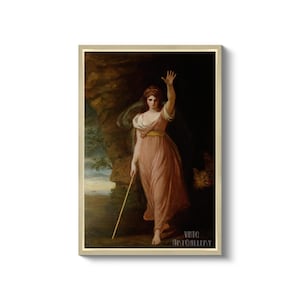 George Romney : Emma Hart, Lady Hamilton as Circe (1782) Canvas Gallery ...