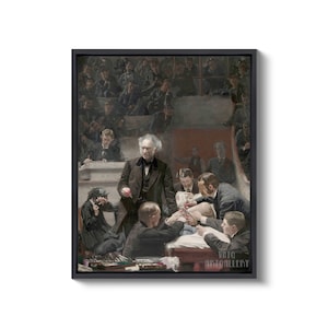 Thomas Eakins : the Gross Clinic 1875 Canvas Gallery Wrapped or Framed ...