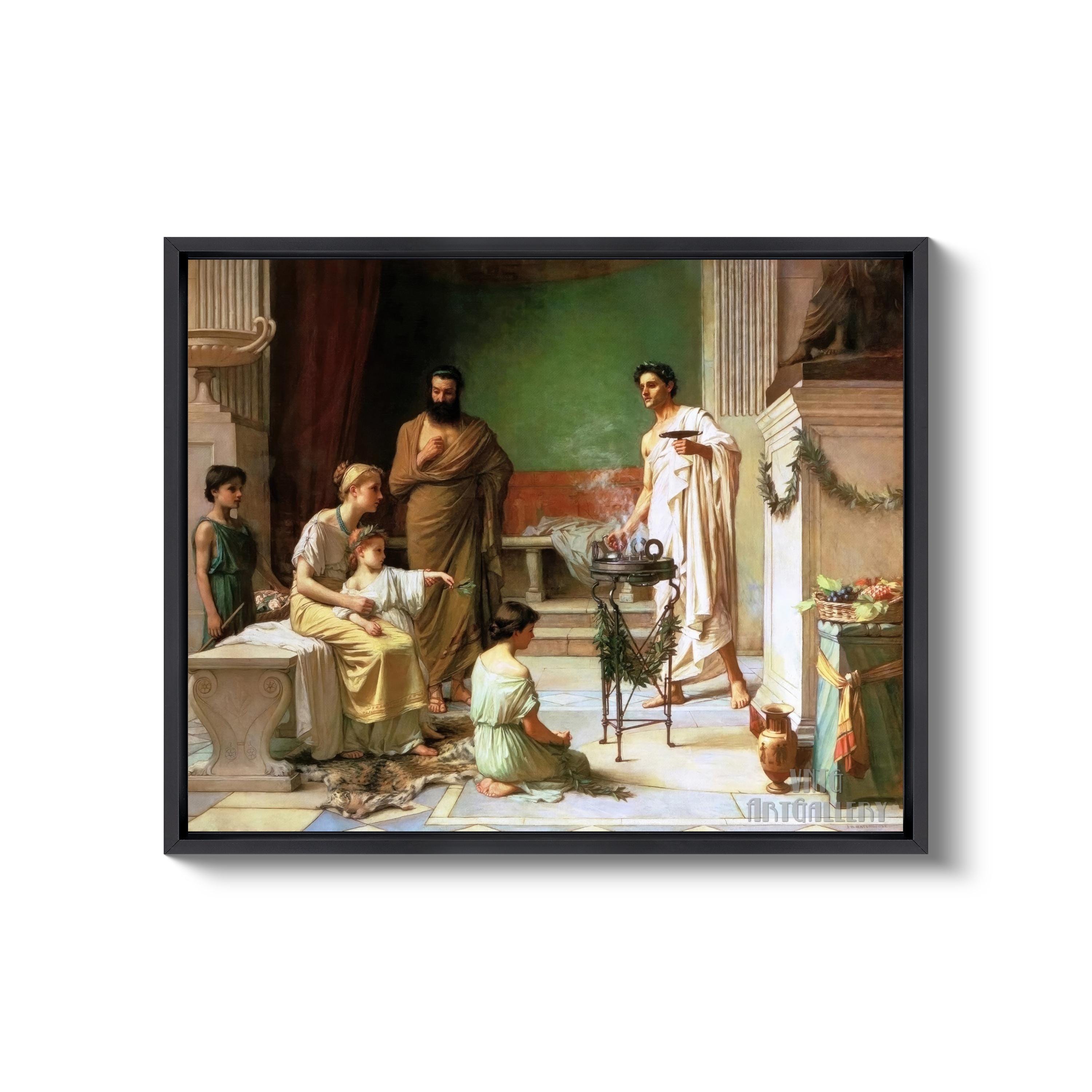 John William Waterhouse : A Sick Child Brought Into the Temple of ...