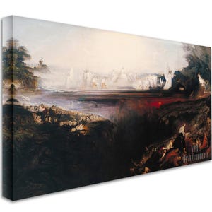 John Martin : the Last Judgement (1853) Canvas Gallery Wrapped or ...