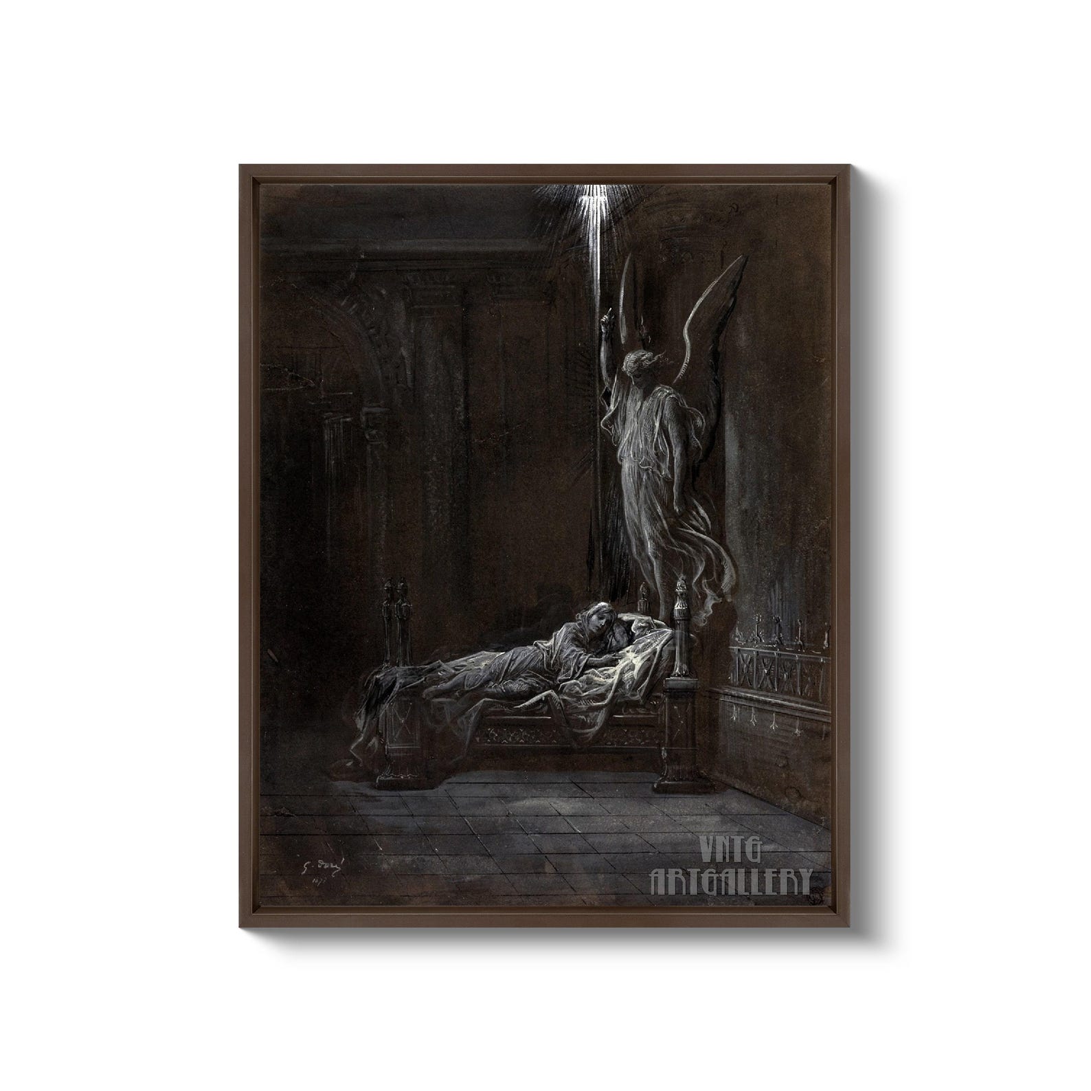 Gustave Doré : the Calling of Samuel (1877) Gallery Wrapped or Framed ...