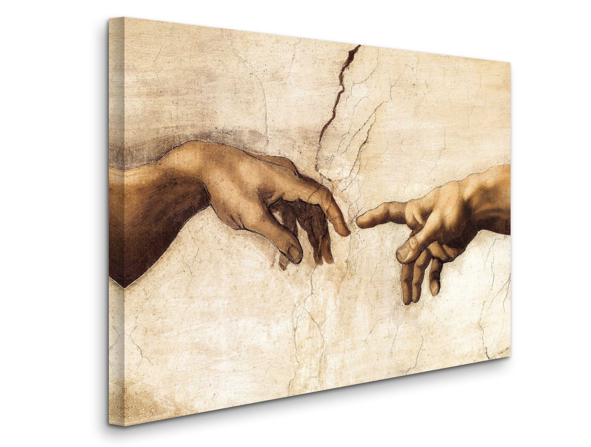 Michelangelo Buonarroti : Hand van God De schepping van Adam - Etsy ...