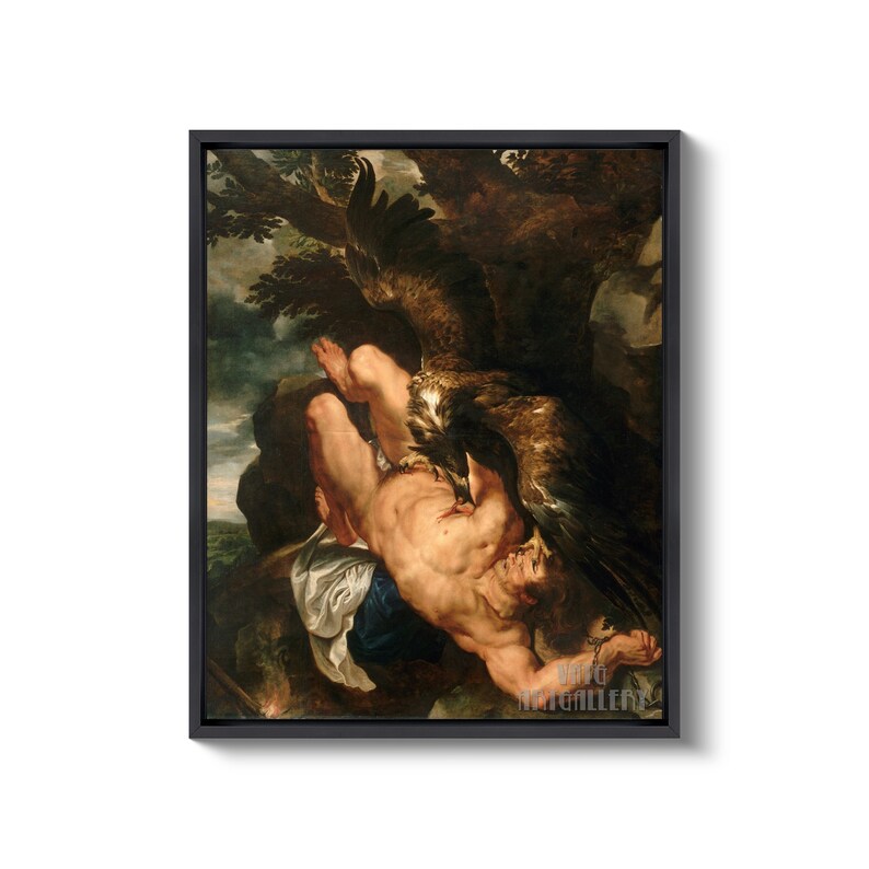 Peter Paul Rubens : Prometheus Bound 1611-12 Gallery Wrapped - Etsy