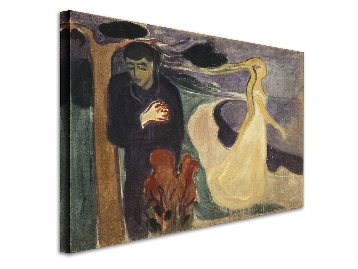 Edvard Munch : Separation 1896 Canvas Gallery Wrapped or - Etsy