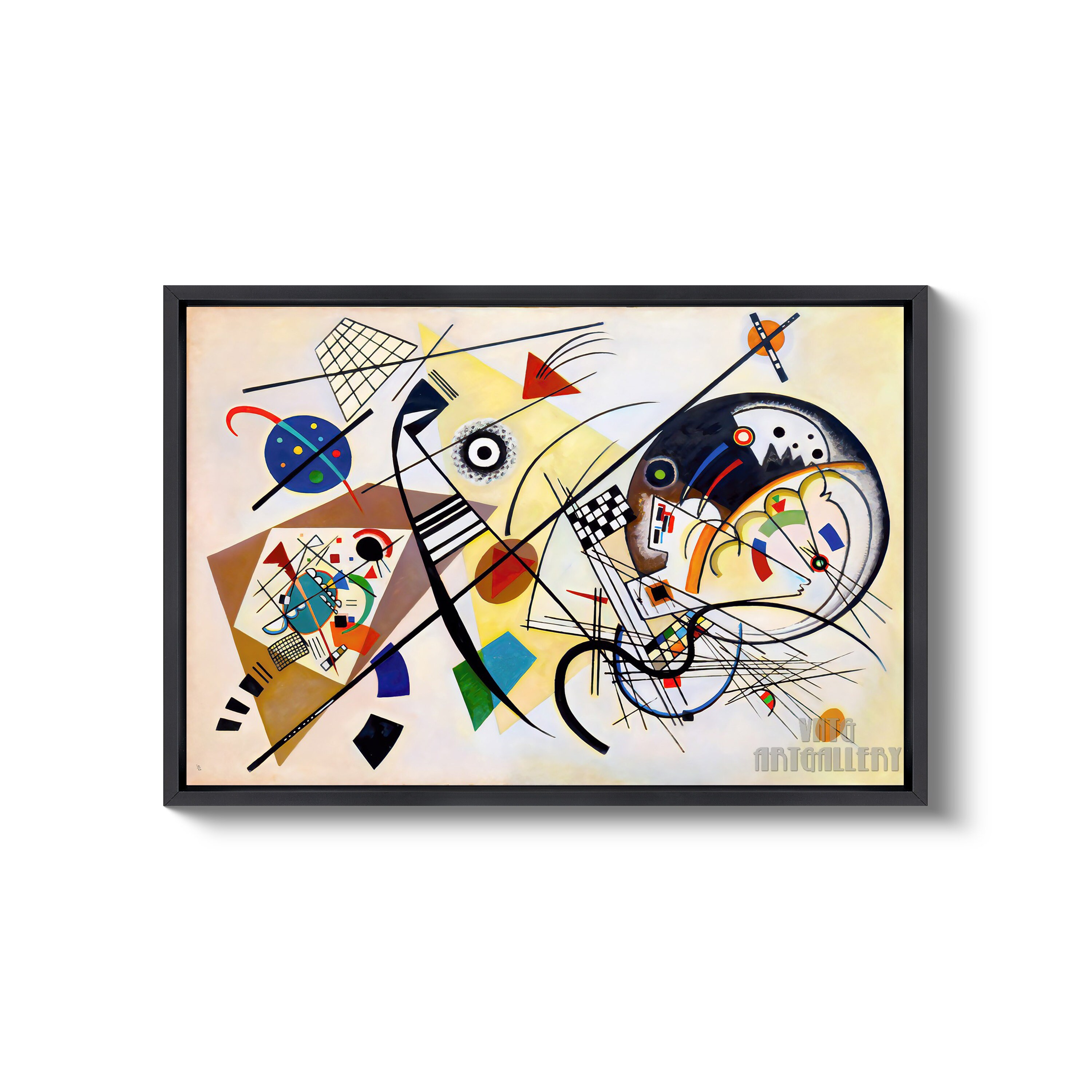 Wassily Kandinsky : Transverse Line 1923 Canvas Gallery - Etsy