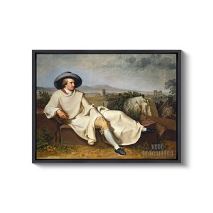 Johann Heinrich Wilhelm Tischbein : Goethe in the Roman Campagna (1787 ...