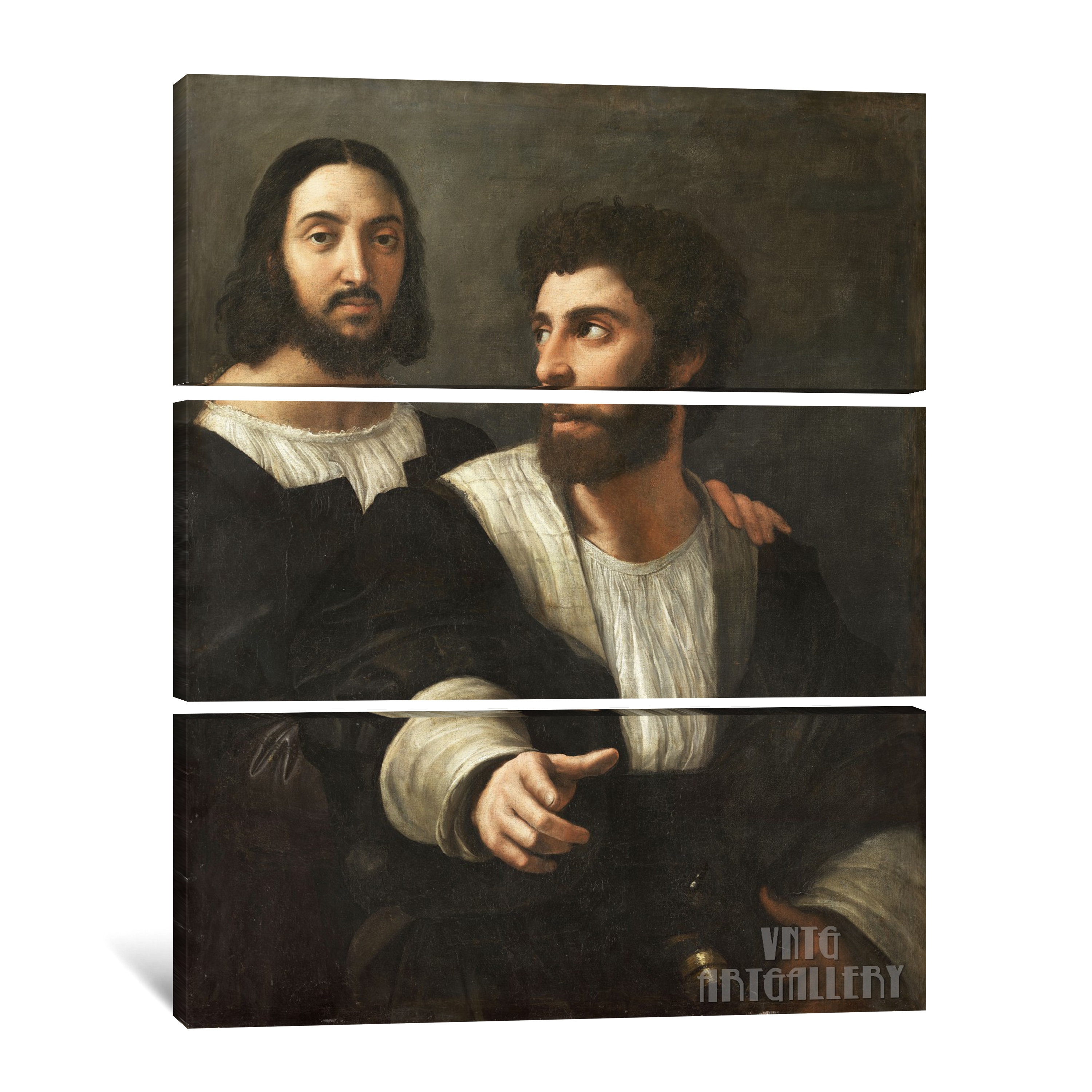 Raphael Self Portrait With A Friend
