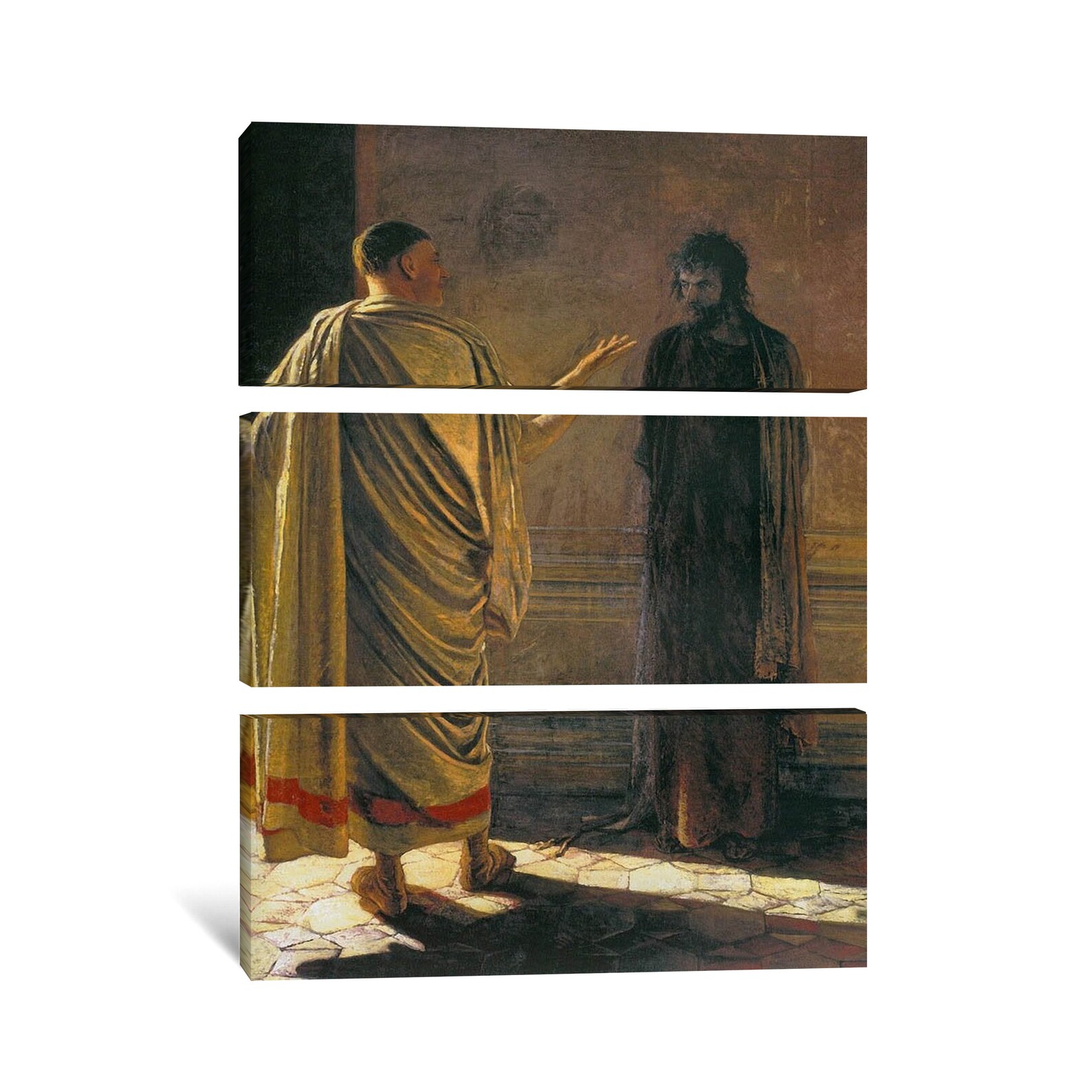 Nikolai Ge Christ and Pilate What is Truth 1890 Canvas - Etsy