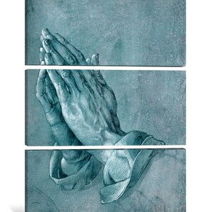 Albrecht Dürer : Praying Hands 1508 Canvas Gallery Wrapped or Framed ...