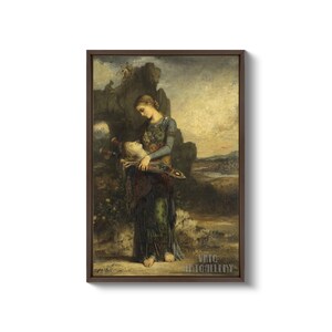 Gustave Moreau : Orpheus (1865) Canvas Gallery Wrapped Giclee Wall Art ...
