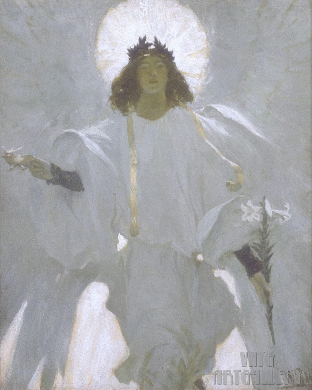 Howard Pyle : Why Seek Ye the Living Among the Dead (1905) Canvas ...