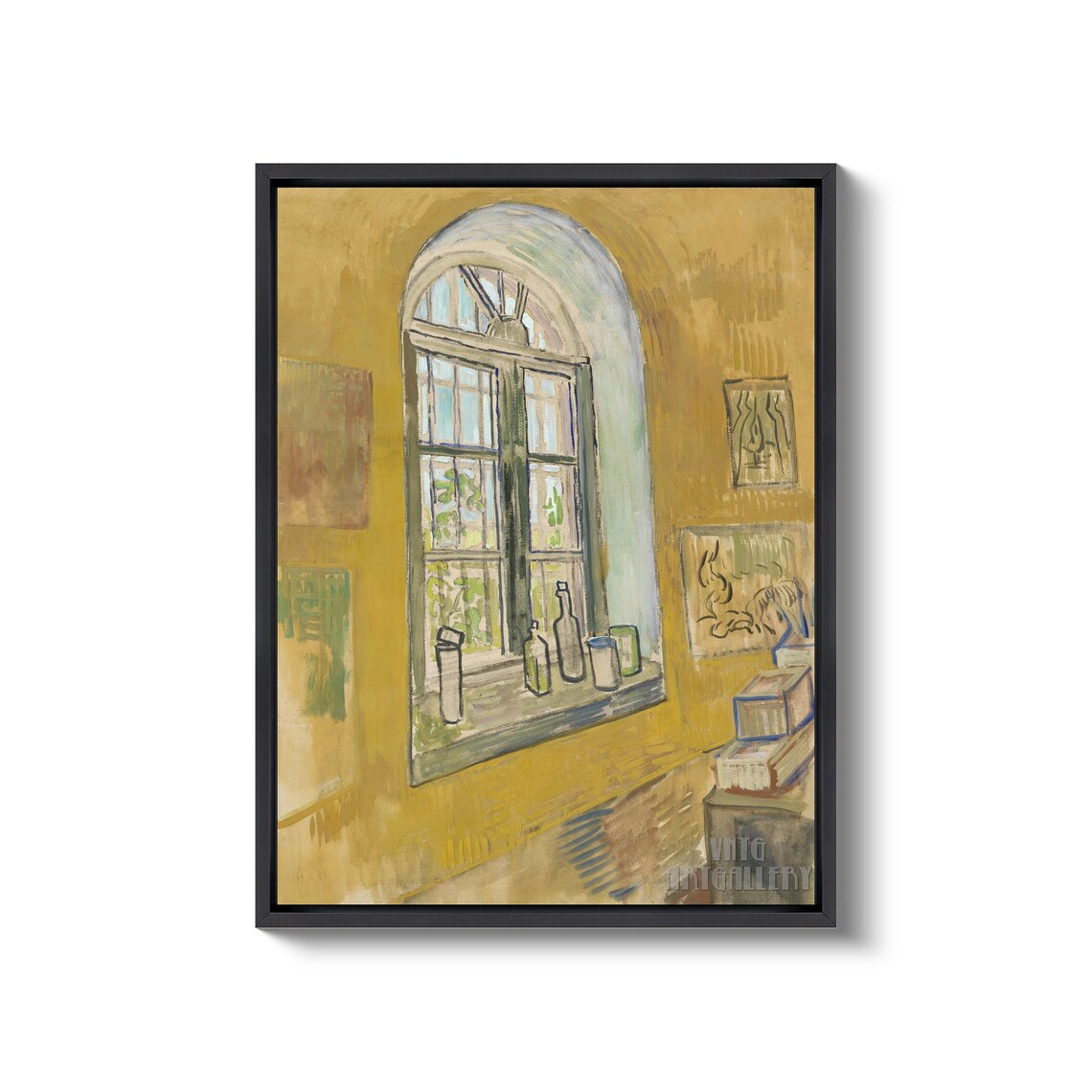 Vincent Van Gogh Window in the Studio (1889) Canvas Gallery Wrapped or ...