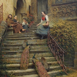 Arthur Wasse : Sunday Morning 1888 Canvas Gallery Wrapped Giclee Wall ...