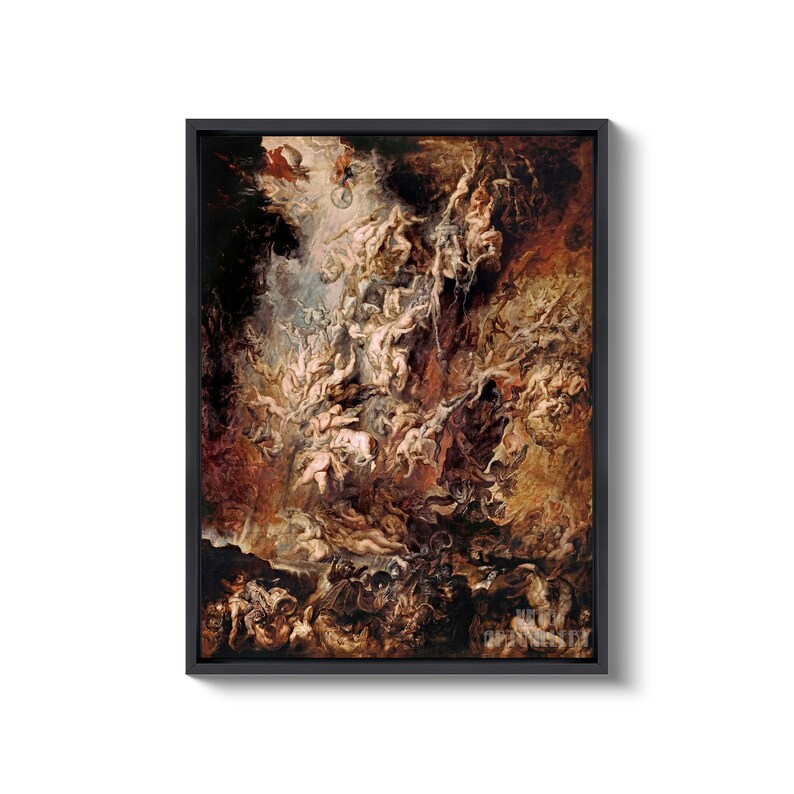 Peter Paul Rubens : Fall of the Damned 1620 Canvas Gallery - Etsy