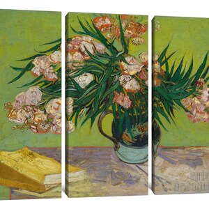 Vincent Van Gogh : Oleanders (1888) Canvas Gallery Wrapped or Framed ...