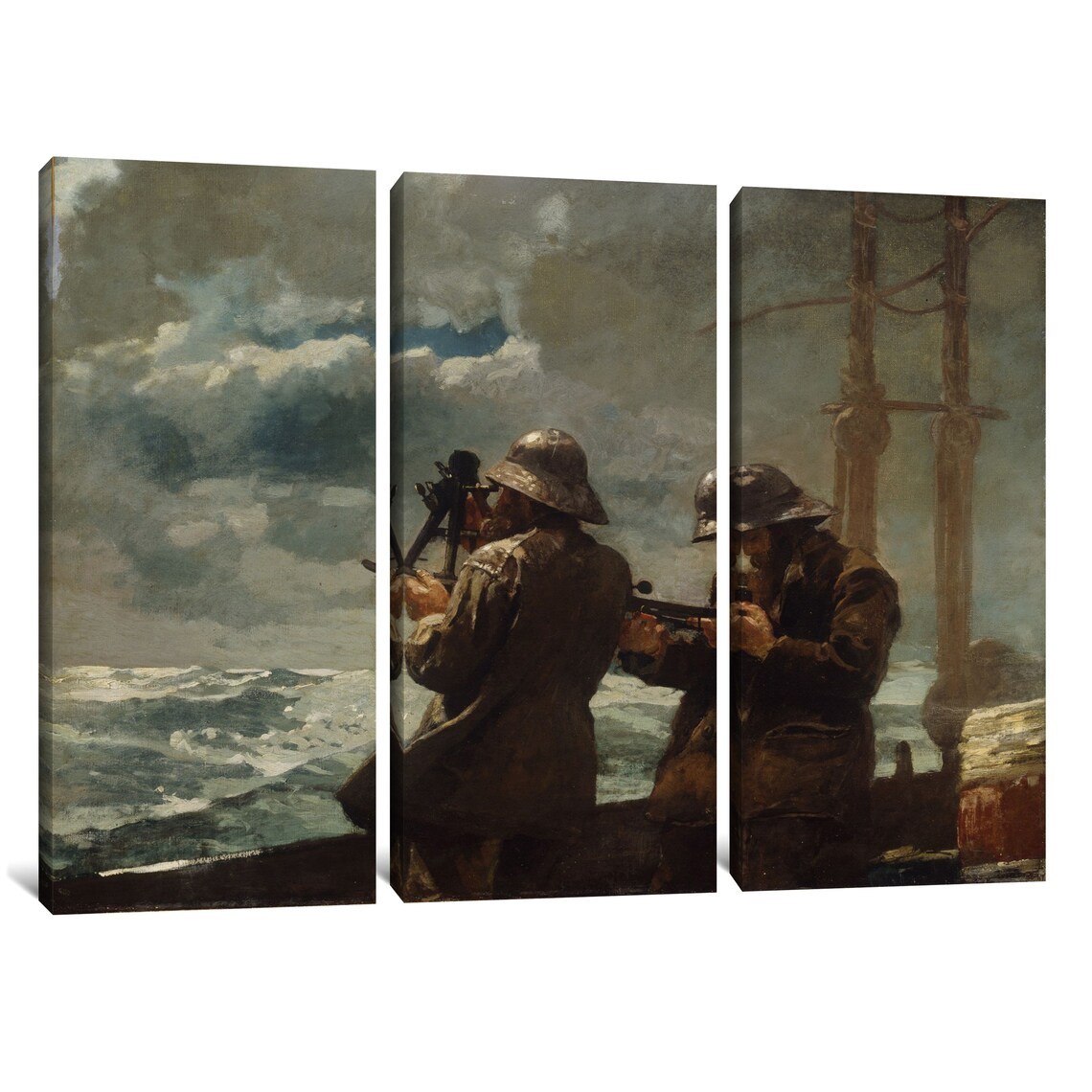Winslow Homer : Eight Bells 1886 Canvas Gallery Wrapped | Etsy
