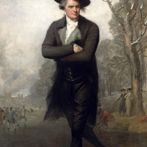 Gilbert Stuart : the Skater (1782) Canvas Gallery Wrapped or Framed ...