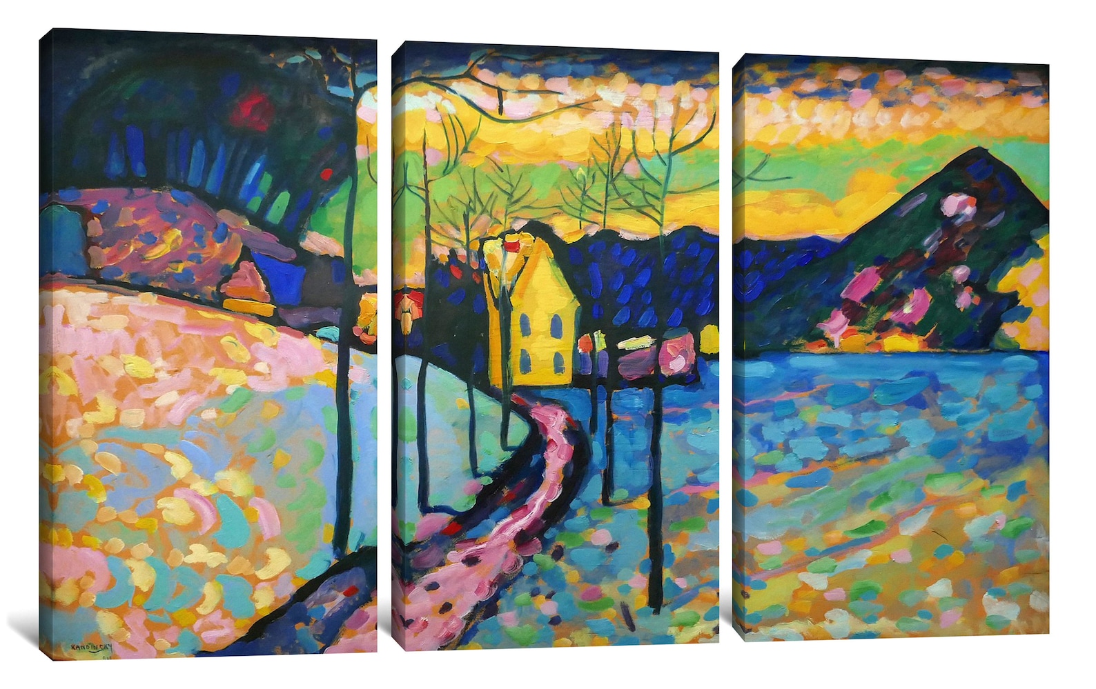 Wassily Kandinsky : Winter Landscape 1909 Canvas Gallery | Etsy