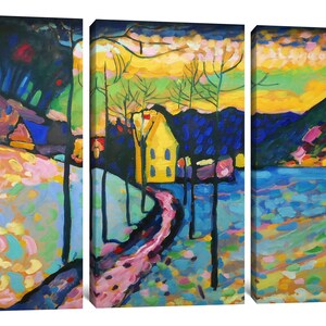 Wassily Kandinsky : Winter Landscape 1909 Canvas Gallery | Etsy