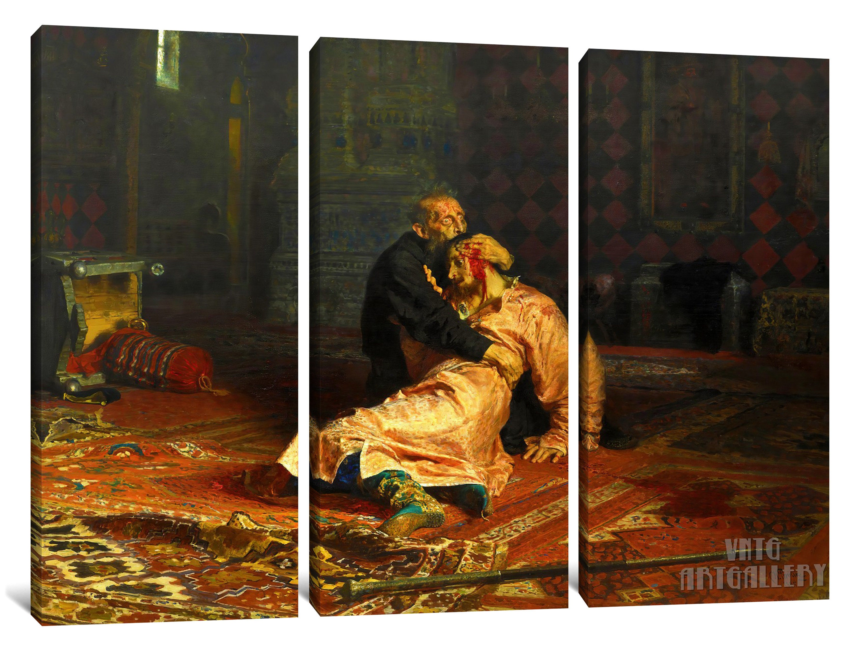 Ilya Repin : Ivan the Terrible and His Son Ivan on 16 November - Etsy