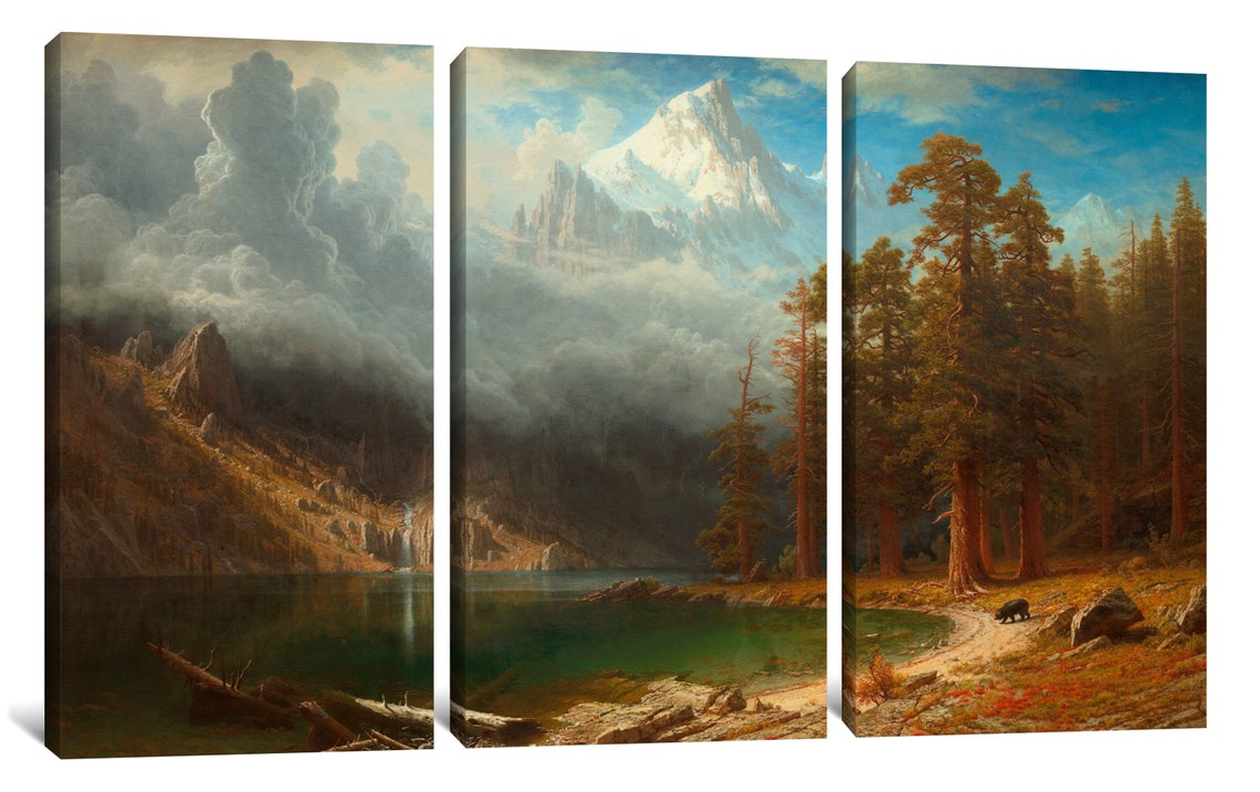 Albert Bierstadt : Mount Corcoran 1876 Canvas Gallery - Etsy