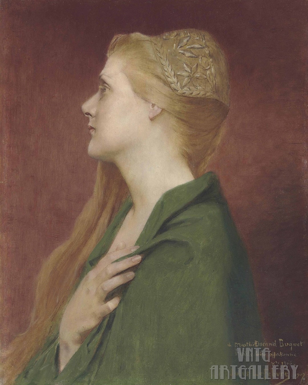 Jules Lefebvre : Lady Godiva 1906 Canvas Gallery Wrapped or Framed ...