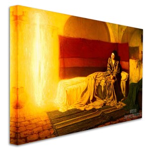 Henry Ossawa Tanner : the Annunciation (1898) Canvas Gallery Wrapped or ...