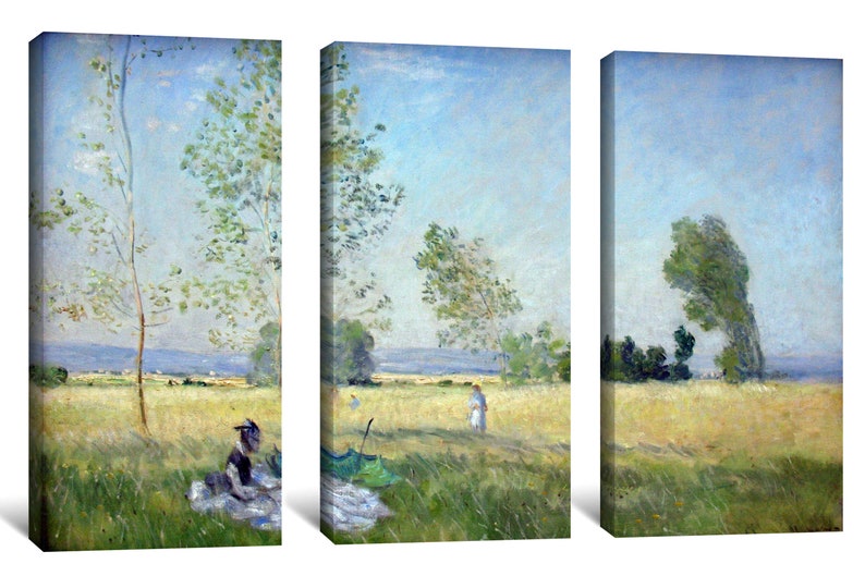 Claude Monet : Summer 1874 Canvas Gallery Wrapped Giclee - Etsy