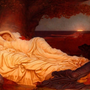 Frederic Leighton : Cymon and Iphigenia 1884 Canvas Gallery Wrapped or ...