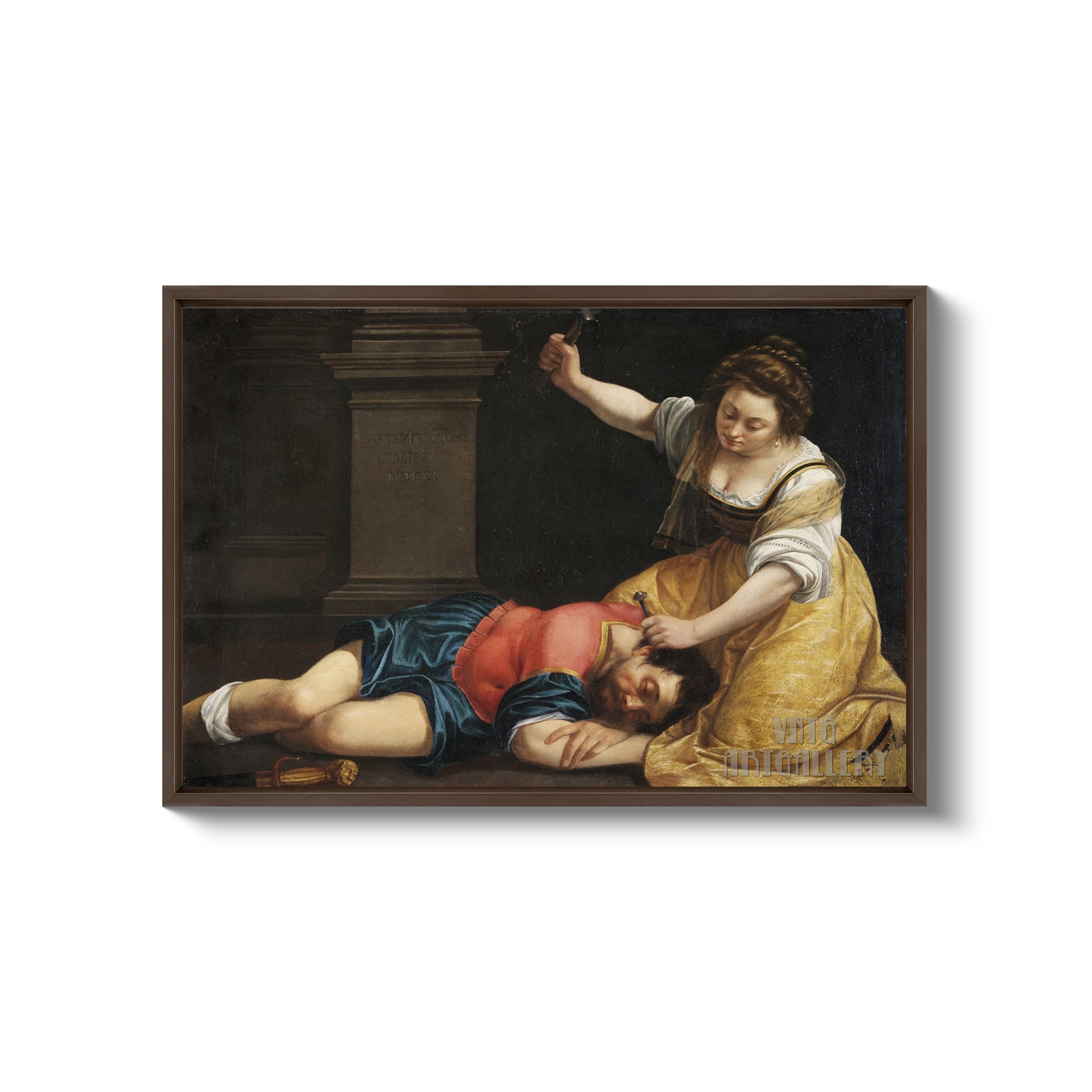 Artemisia Gentileschi : Jael and Sisera c1620 Canvas Gallery - Etsy