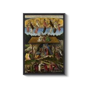 Sandro Botticelli : the Mystical Nativity (1500) Canvas Gallery Wrapped ...