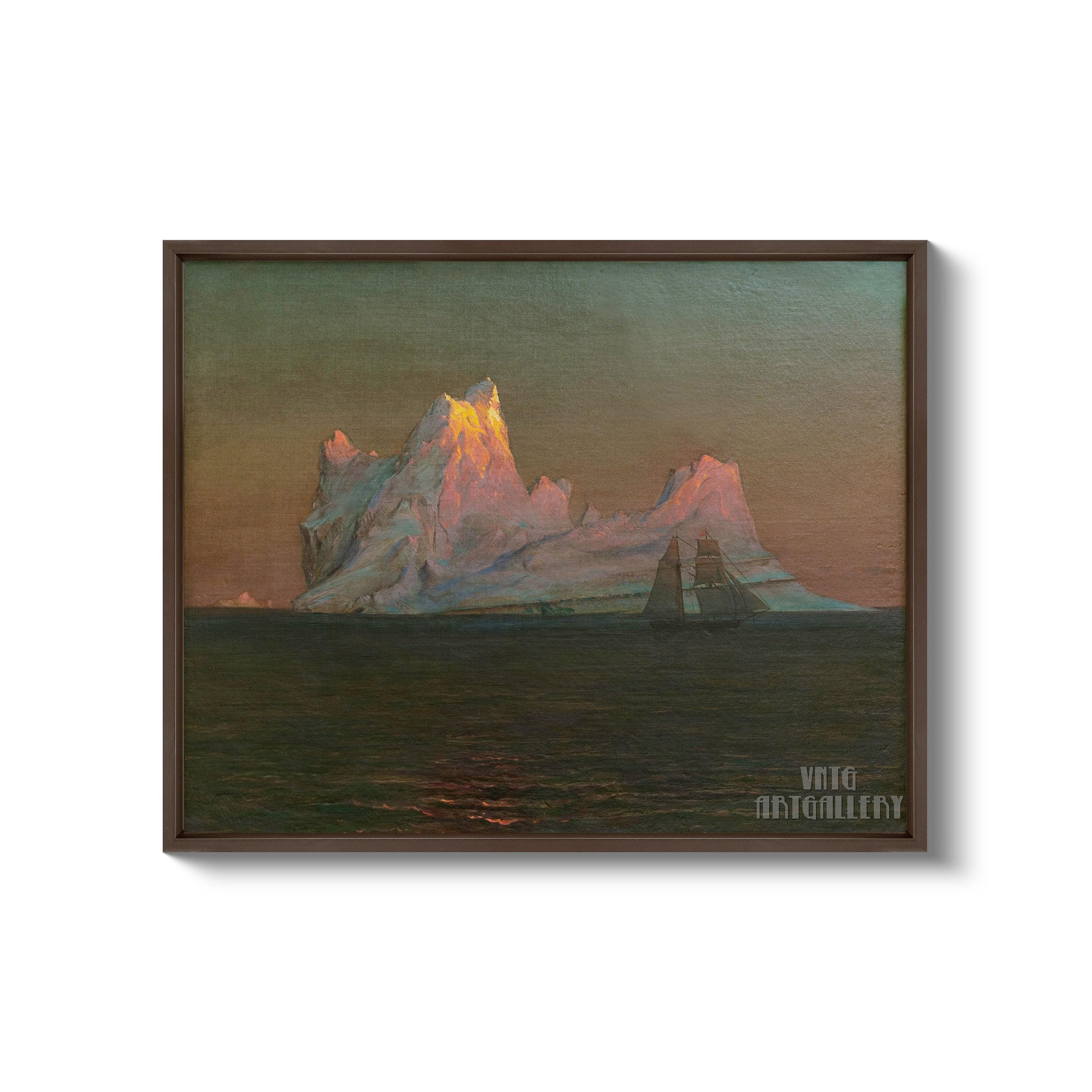 Frederic Edwin Church : the Iceberg (1875) Canvas Gallery Wrapped or ...