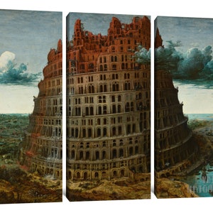 Pieter Bruegel the Elder : the Tower of Babel (1563-1565) Canvas ...
