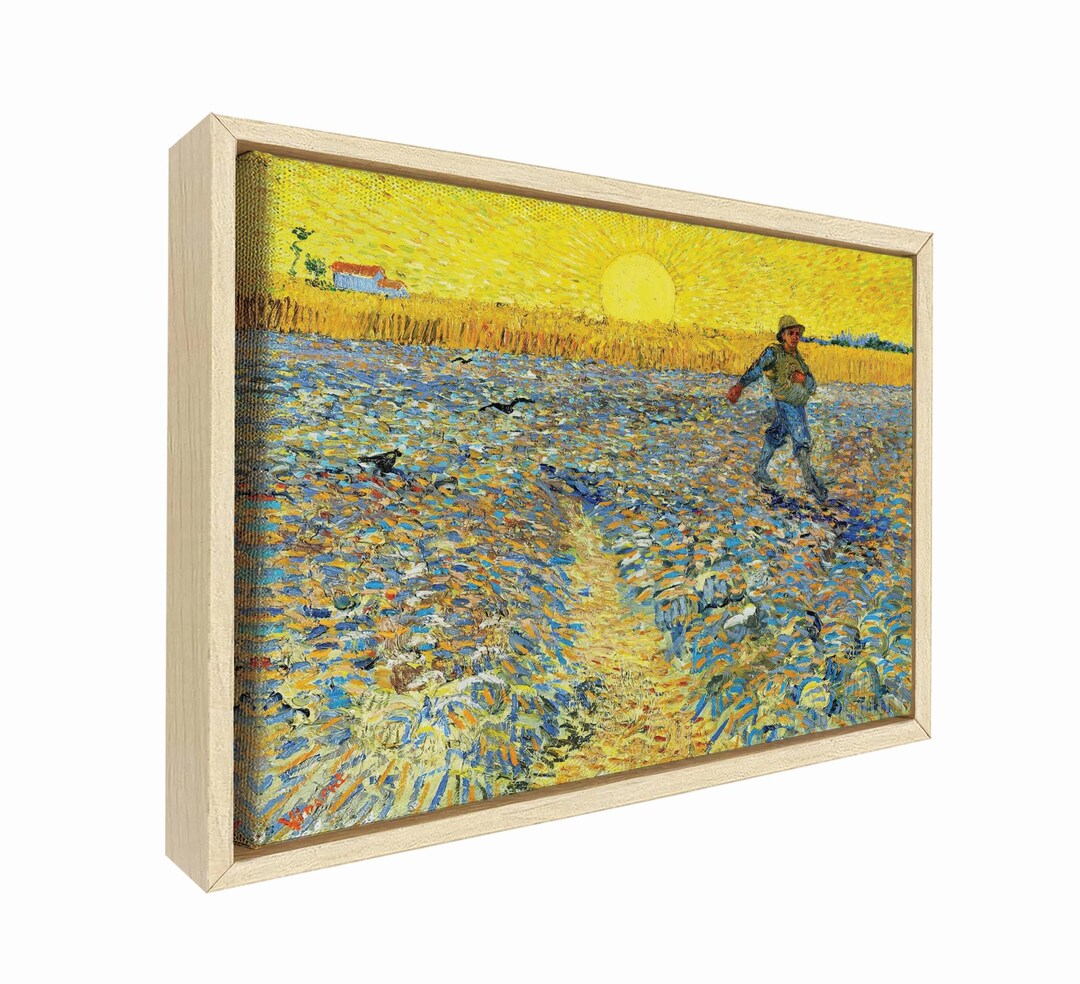 Vincent Van Gogh : the Sower at Sunset 1888 Canvas Gallery Wrapped or ...