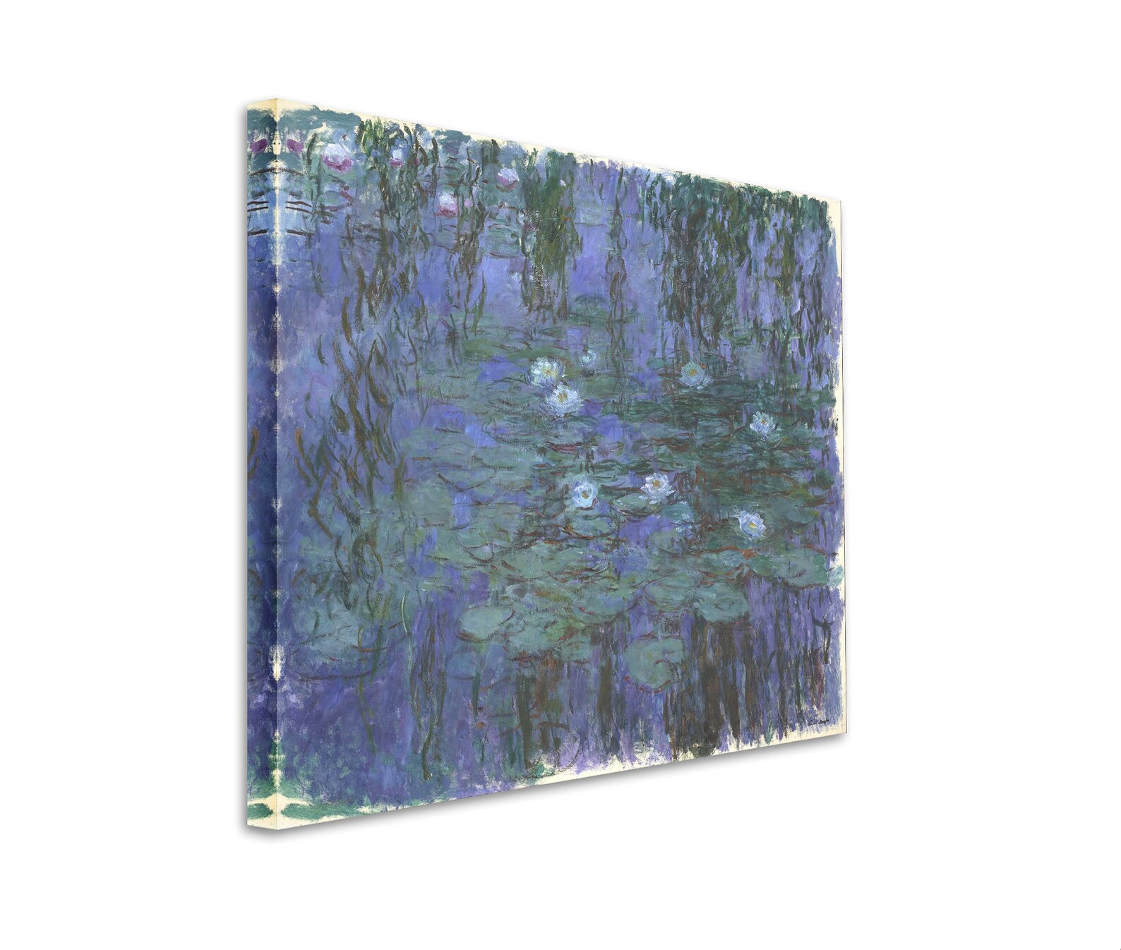 Claude Monet : Blue Water Lilies 1916 Canvas Gallery Wrapped | Etsy