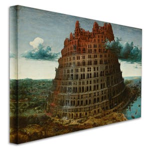 Pieter Bruegel the Elder : the Tower of Babel (1563-1565) Canvas ...
