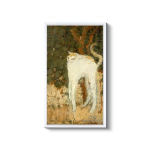 Pierre Bonnard : the White Cat Le Chat Blanc 1894 Canvas Gallery ...