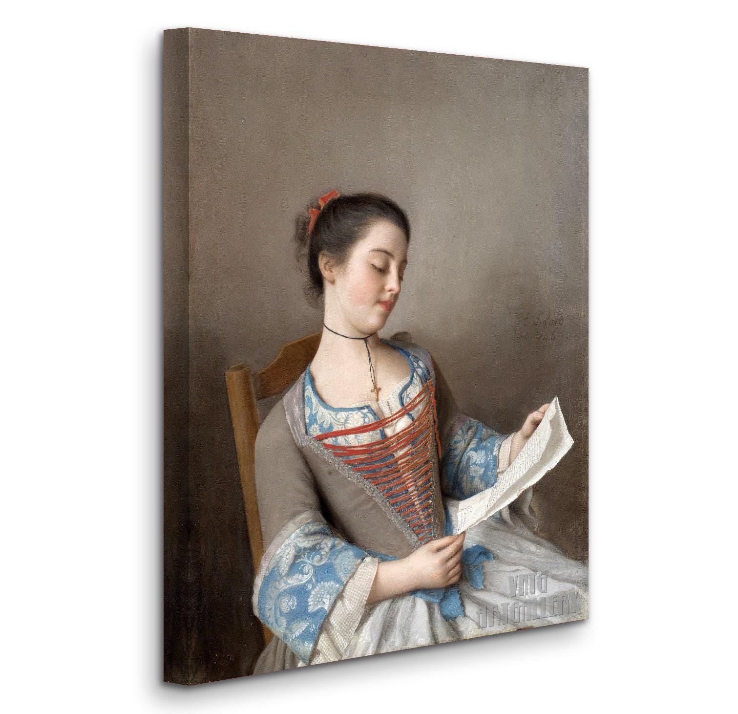 Jean-etienne Liotard : Artist’s Niece, Marianne Lavergne, Known as La ...