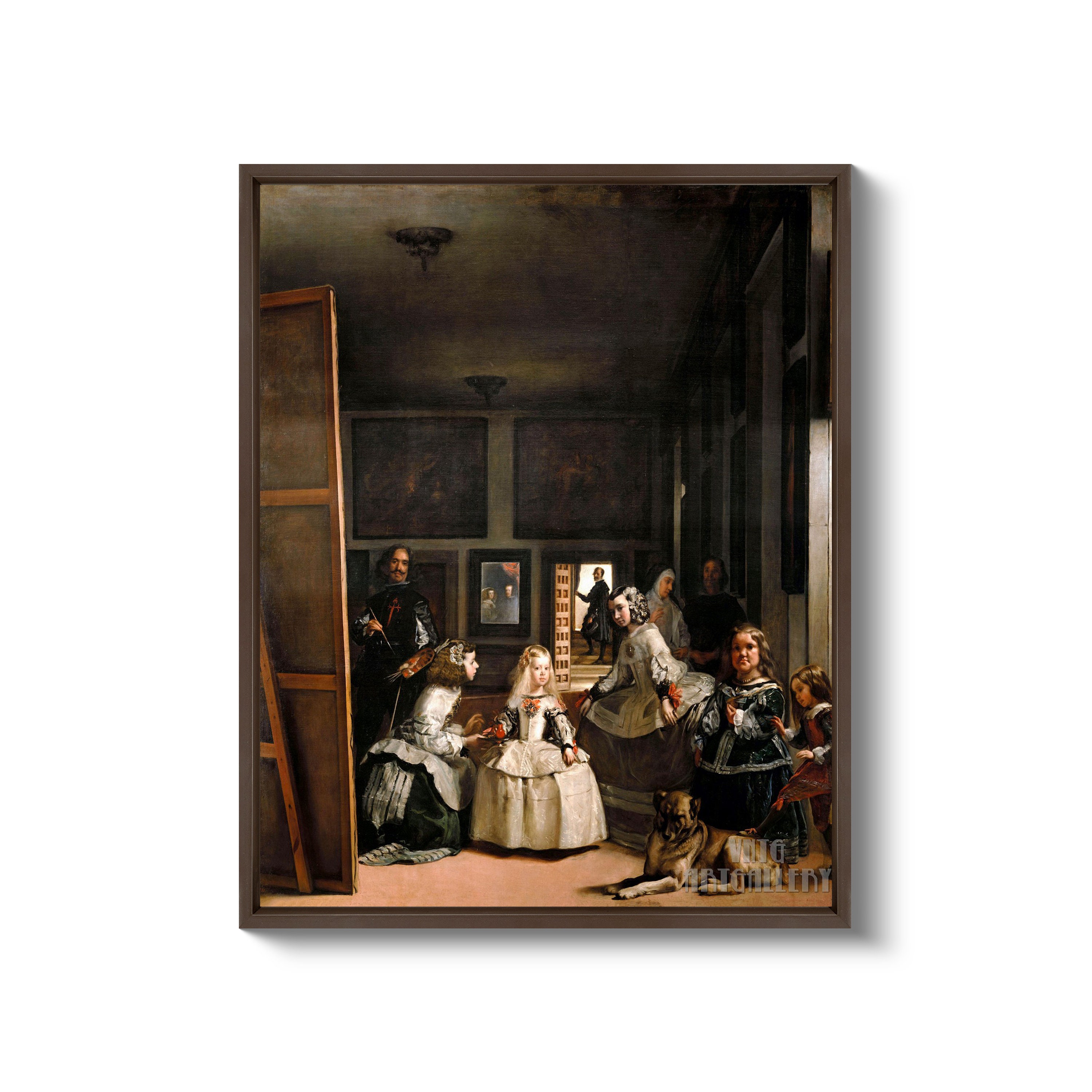 Diego Velázquez: Las Meninas 1656 Canvas Gallery Wrapped or - Etsy