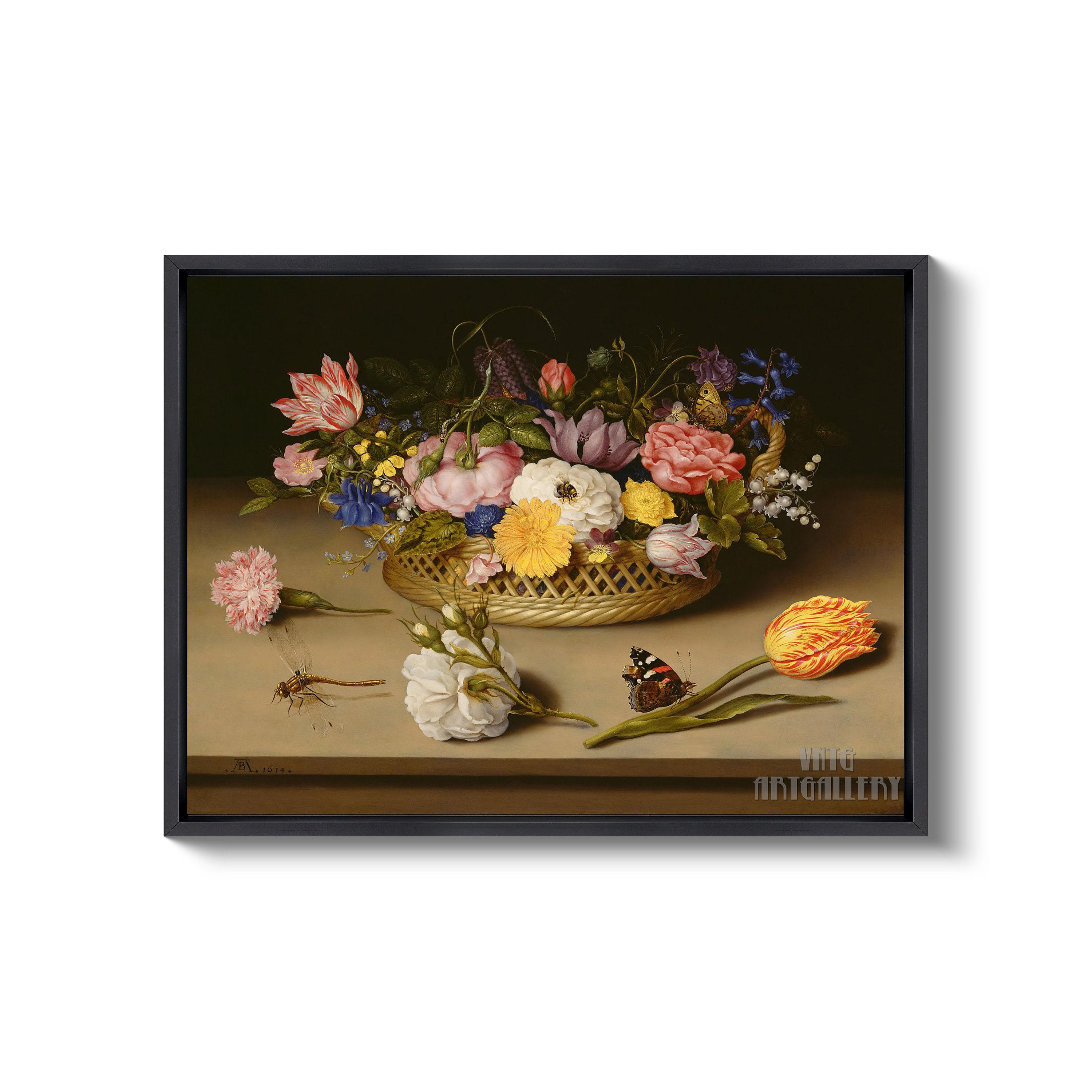 Ambrosius Bosschaert the Elder : Flower Still Life (1614) Canvas ...