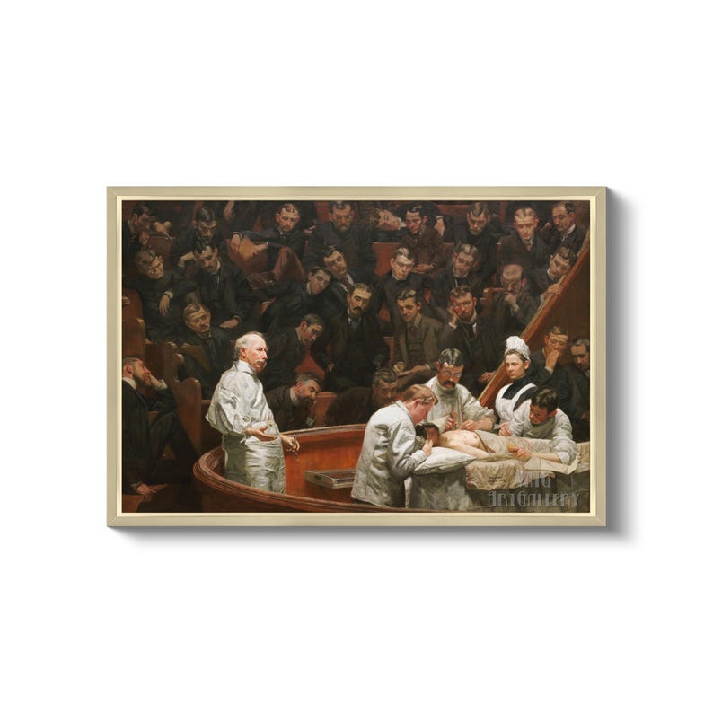 Thomas Eakins : the Agnew Clinic (1889) Canvas Gallery Wrapped or ...