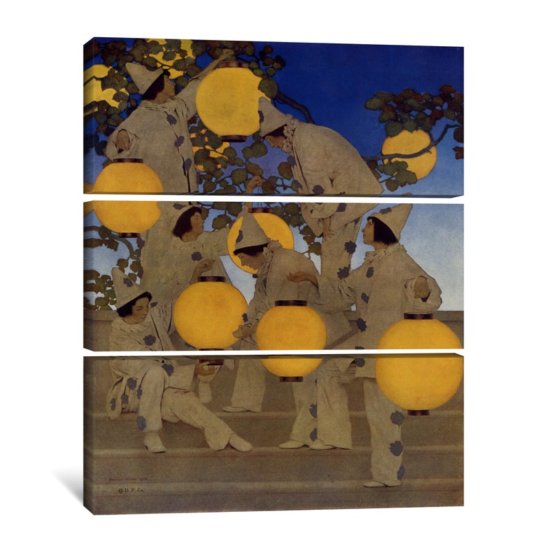 Maxfield Parrish : the Lantern Bearers 1908 Canvas Gallery - Etsy UK